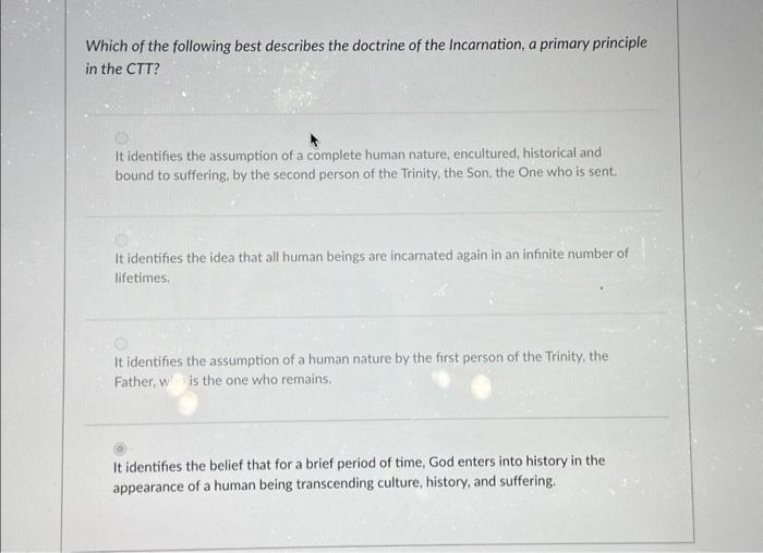 Which of the following best describes the doctrine of | Chegg.com