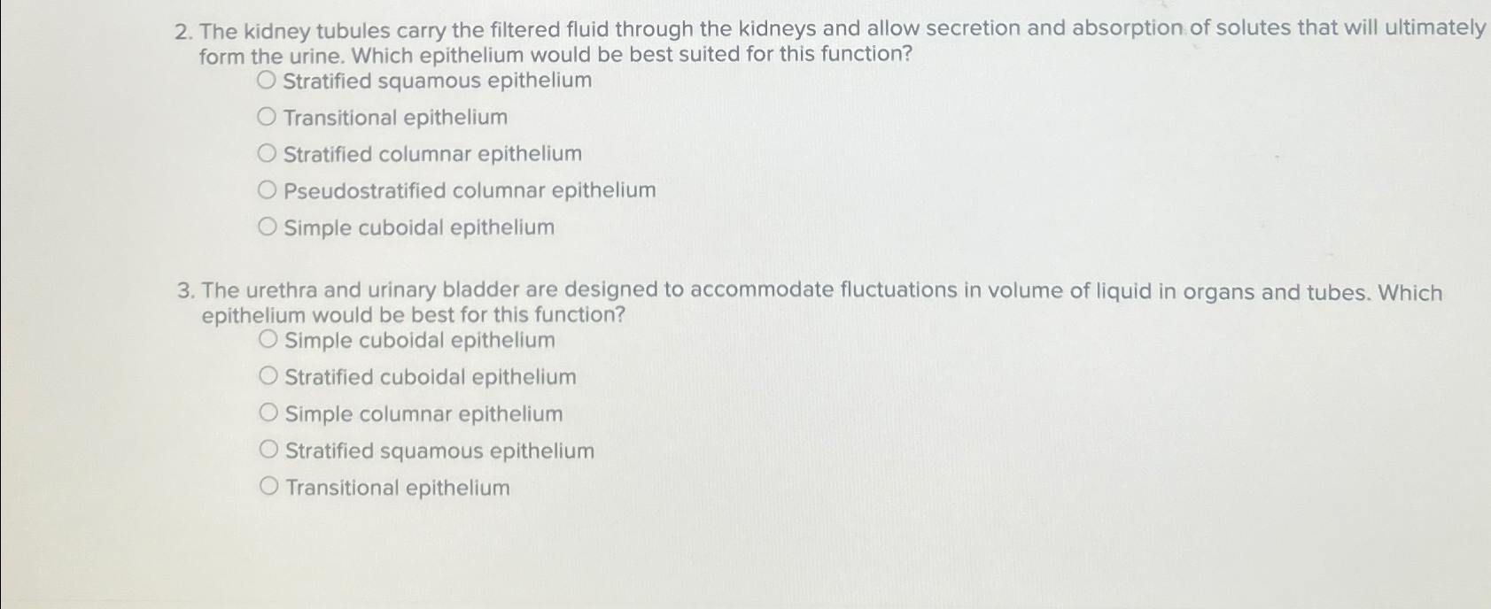 Solved The kidney tubules carry the filtered fluid through | Chegg.com