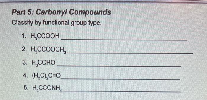 Solved Part 1: Hydrocarbons Write the correct name for each | Chegg.com