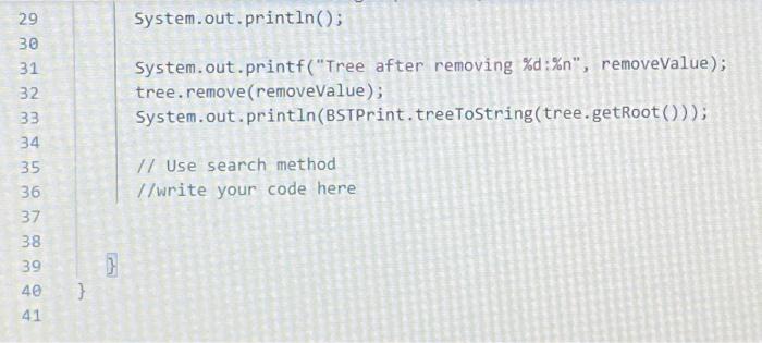 Solved A complete Binary Search Tree program (4 files) is | Chegg.com