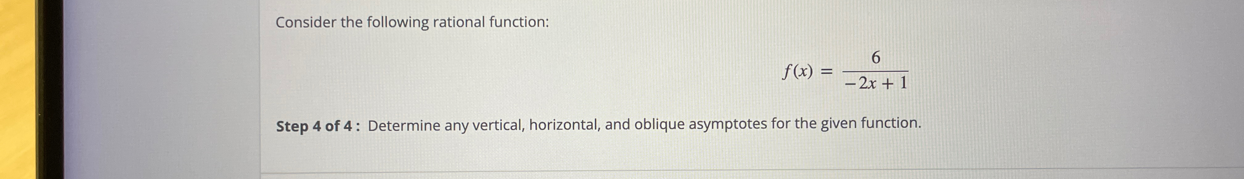 Solved Consider the following rational | Chegg.com