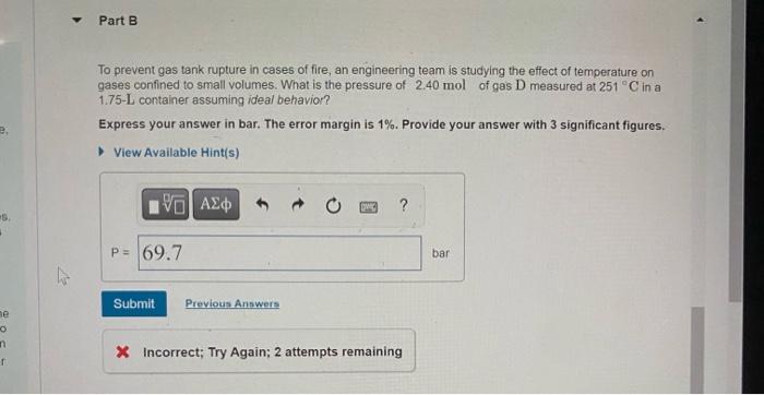 Solved van der Waals constants for hypothetical gases (mind | Chegg.com