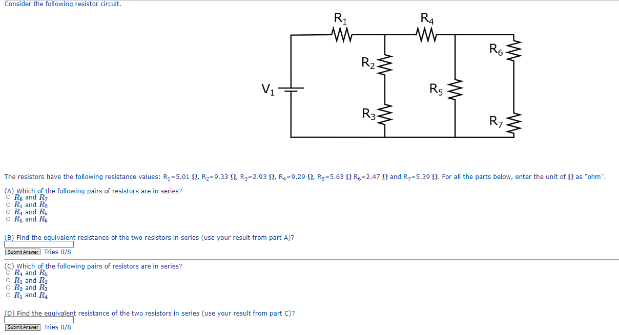 Solved Consider the following resistor circuit.The resistors | Chegg.com