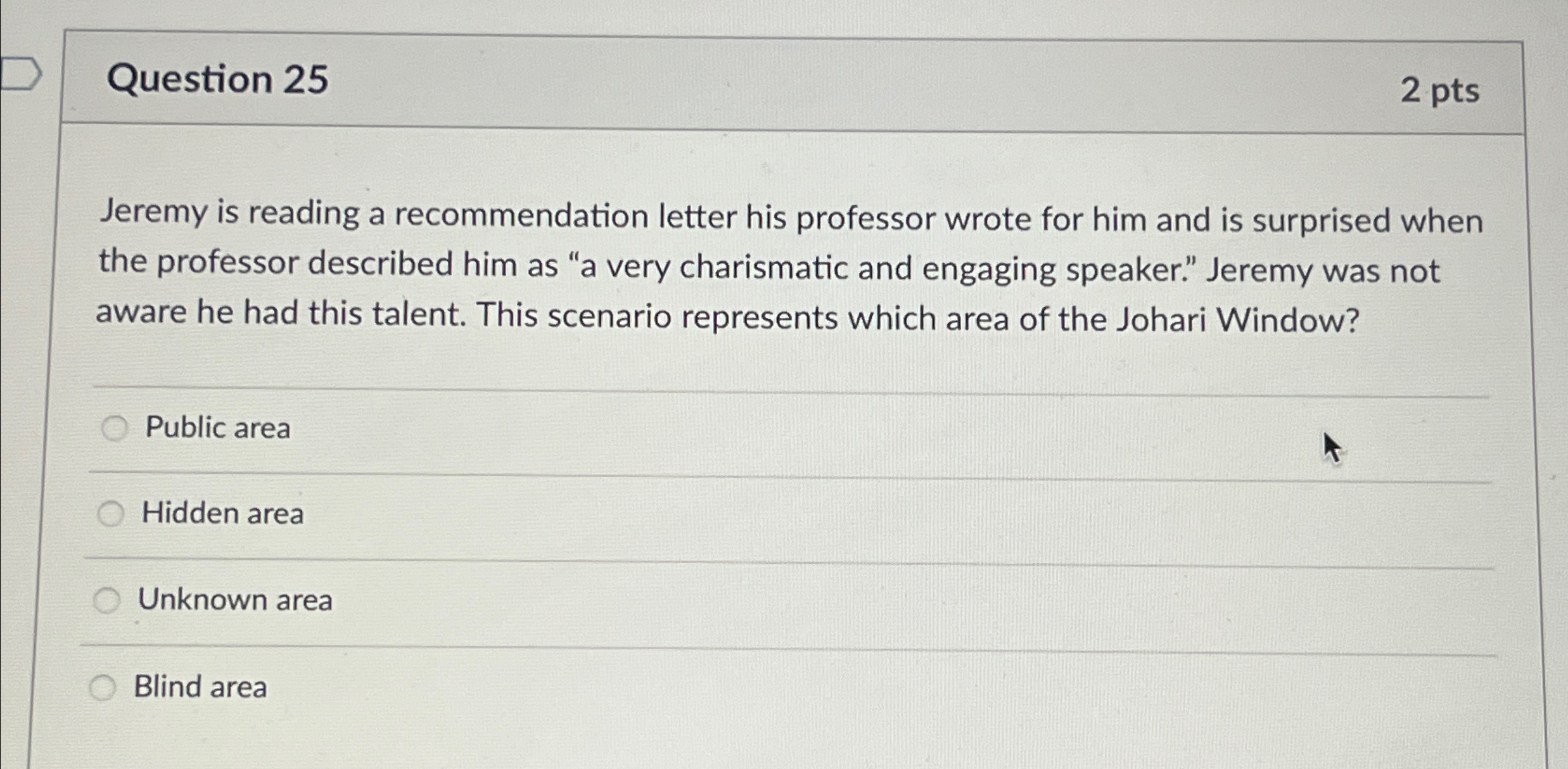 Solved Question 25 2 ﻿pts Jeremy is reading a recommendation | Chegg.com