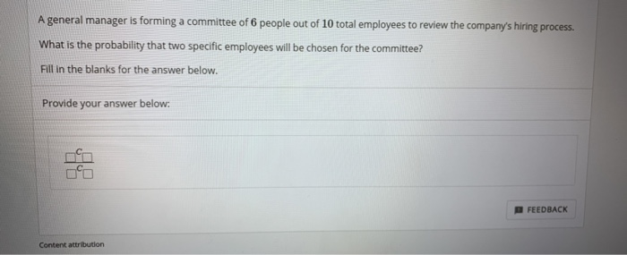 Solved A General Manager Is Forming A Committee Of 6 People Chegg solved-a-general-manager-is-forming-a-committee-of-6-people-chegg