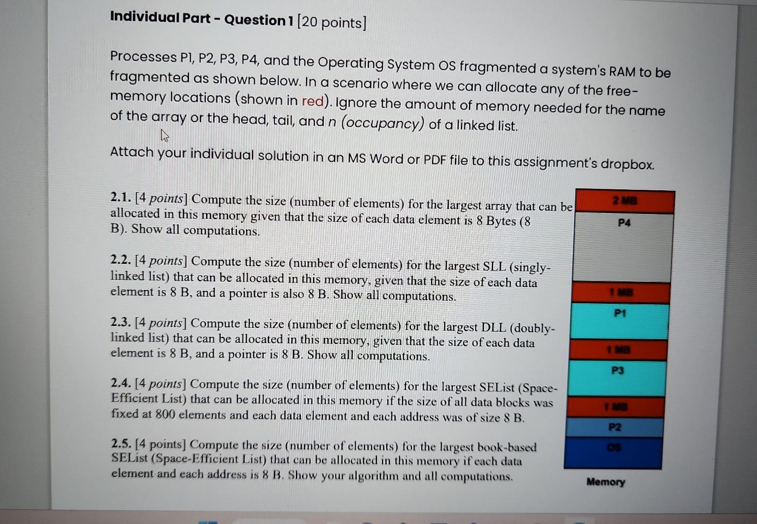 Solved Processes PI, P2, P3, P4, and the Operating System OS | Chegg.com