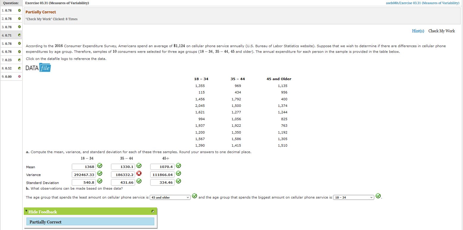 Solved \table[[Question:,Exercise 03.31 (Measures of | Chegg.com