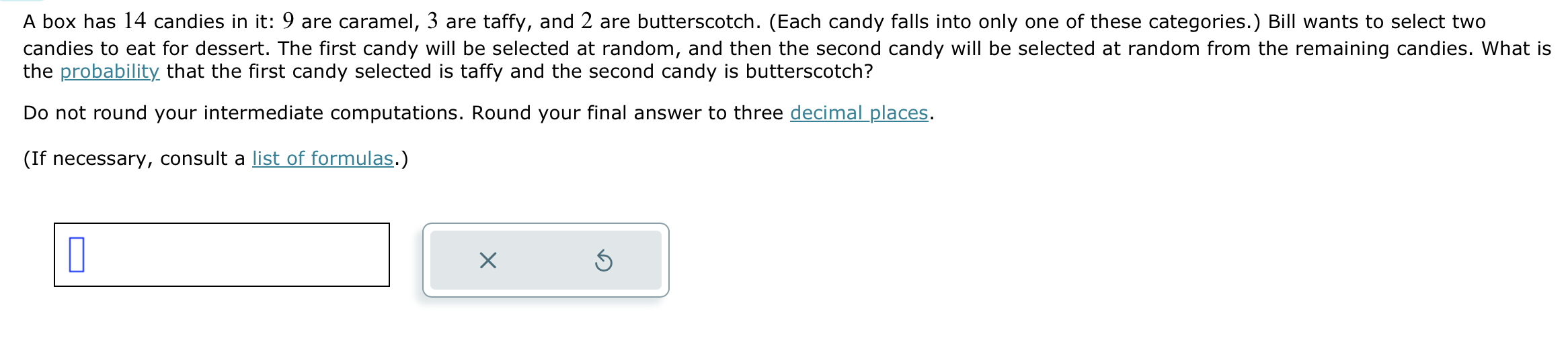 Solved A box has 14 ﻿candies in it: 9 ﻿are caramel, 3 ﻿are | Chegg.com