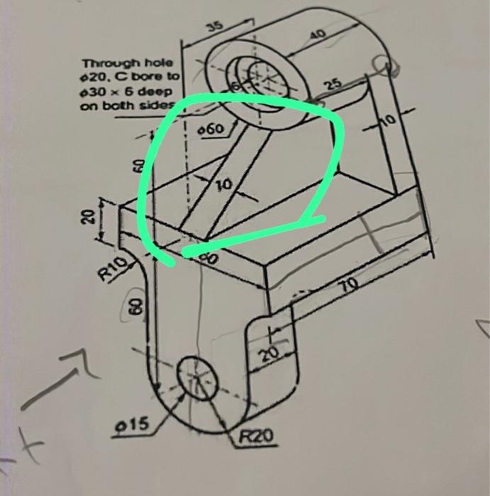 Solved I want the solution using Autocad Top View | Chegg.com