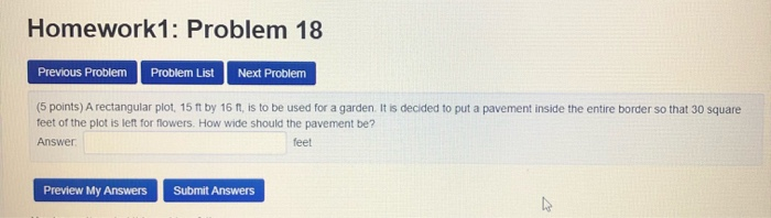 Solved Homework1 Problem 18 Previous Problem Problem List 