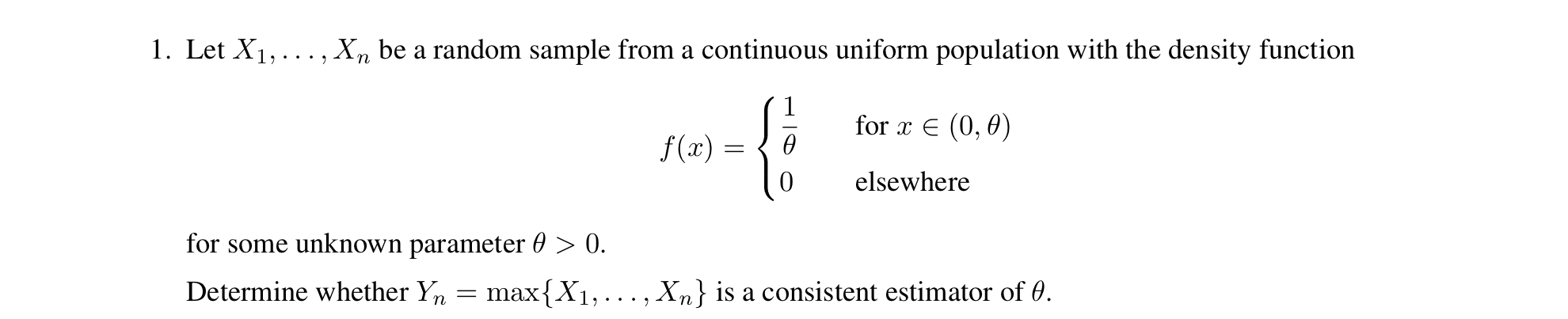 Solved Let x1,dots,xn ﻿be a random sample from a continuous | Chegg.com