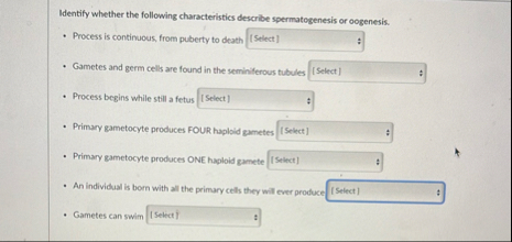 Solved Identify whether the following characteristics | Chegg.com
