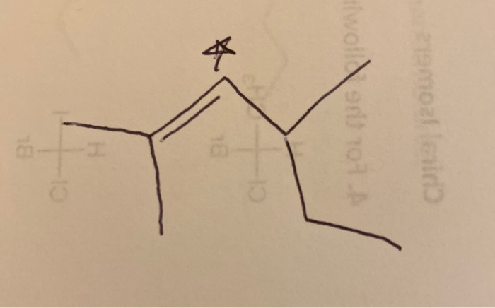 Solved for the carbon with the astrict next to it, whats its | Chegg.com