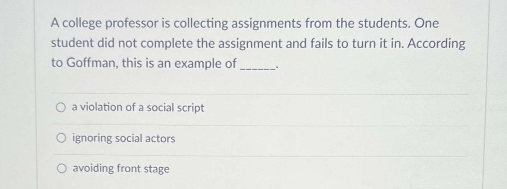 Solved A college professor is collecting assignments from | Chegg.com