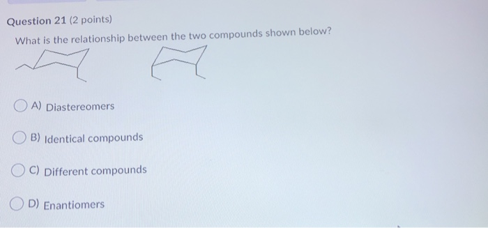 Solved Question 21 (2 points) What is the relationship | Chegg.com