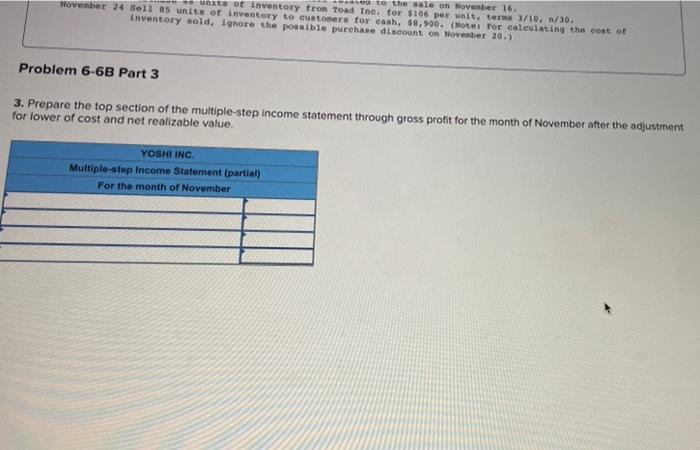 Solved Required information Problem 6-6B Record transactions | Chegg.com