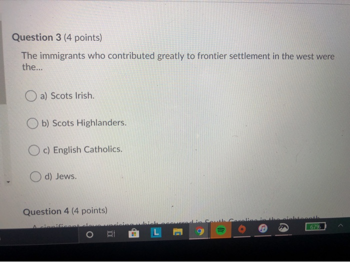 Solved Question 3 (4 points) The immigrants who contributed | Chegg.com