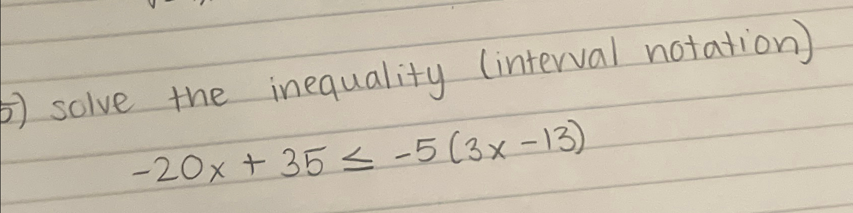 solve the inequality (interval | Chegg.com