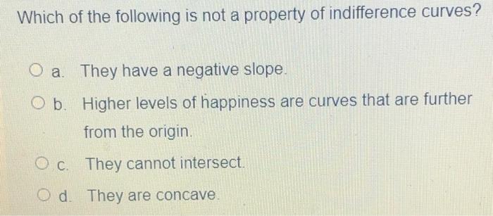 Solved Which of the following is not a property of | Chegg.com