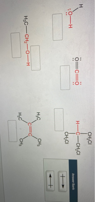 Solved CHCI H o=c=0 H-C-CHCI Answer Bank :04H CHCI H3C CH3 | Chegg.com