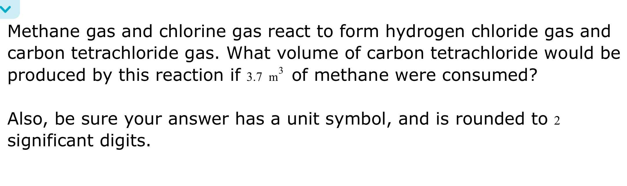 Solved Methane gas and chlorine gas react to form hydrogen | Chegg.com
