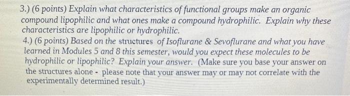 Solved 3.) (6 points) Explain what characteristics of | Chegg.com