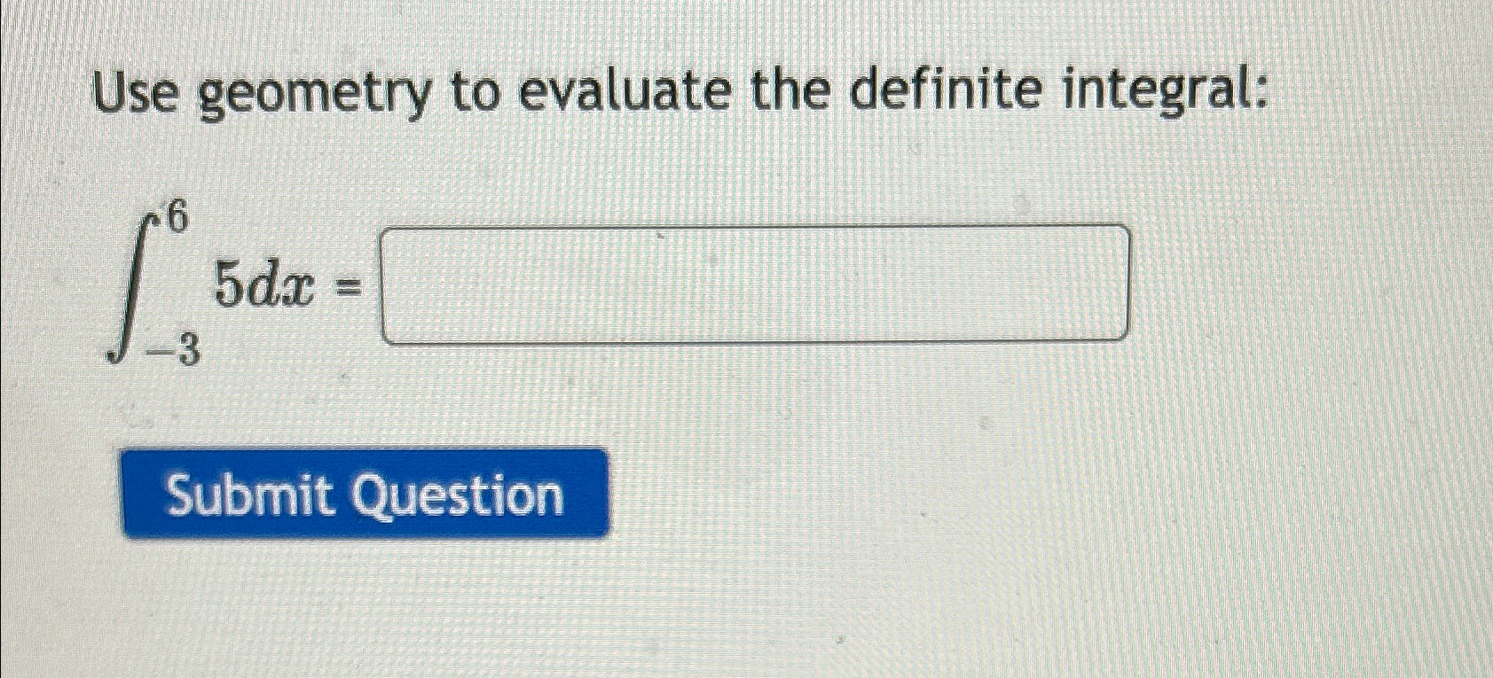 Solved Use geometry to evaluate the definite | Chegg.com