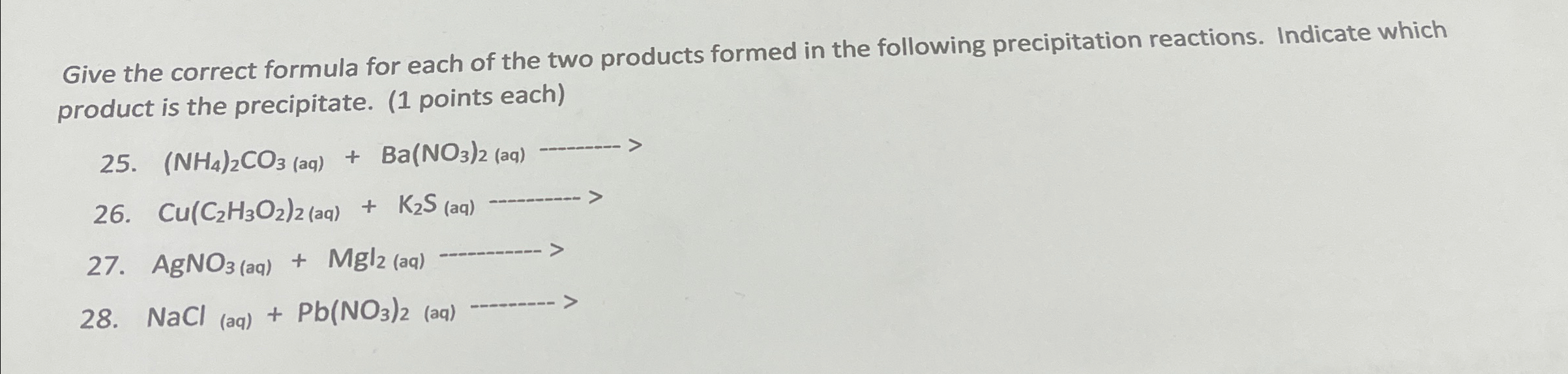 Solved Give the correct formula for each of the two products | Chegg.com