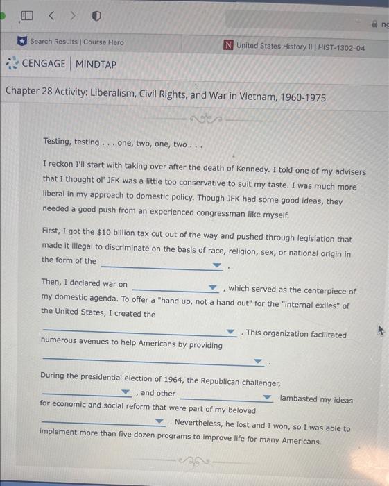 Testing, testing ... one, two, one, two ... I reckon | Chegg.com