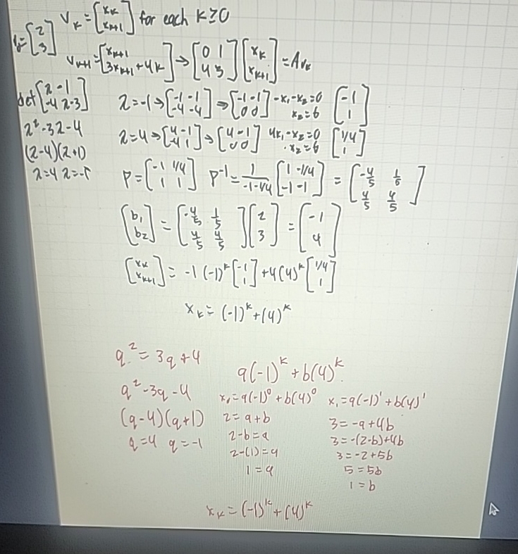 Solved Create two examples in which you solve the recursion | Chegg.com