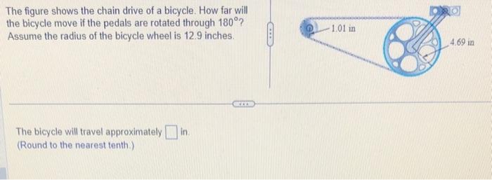 Solved The figure shows the chain drive of a bicycle. How | Chegg.com