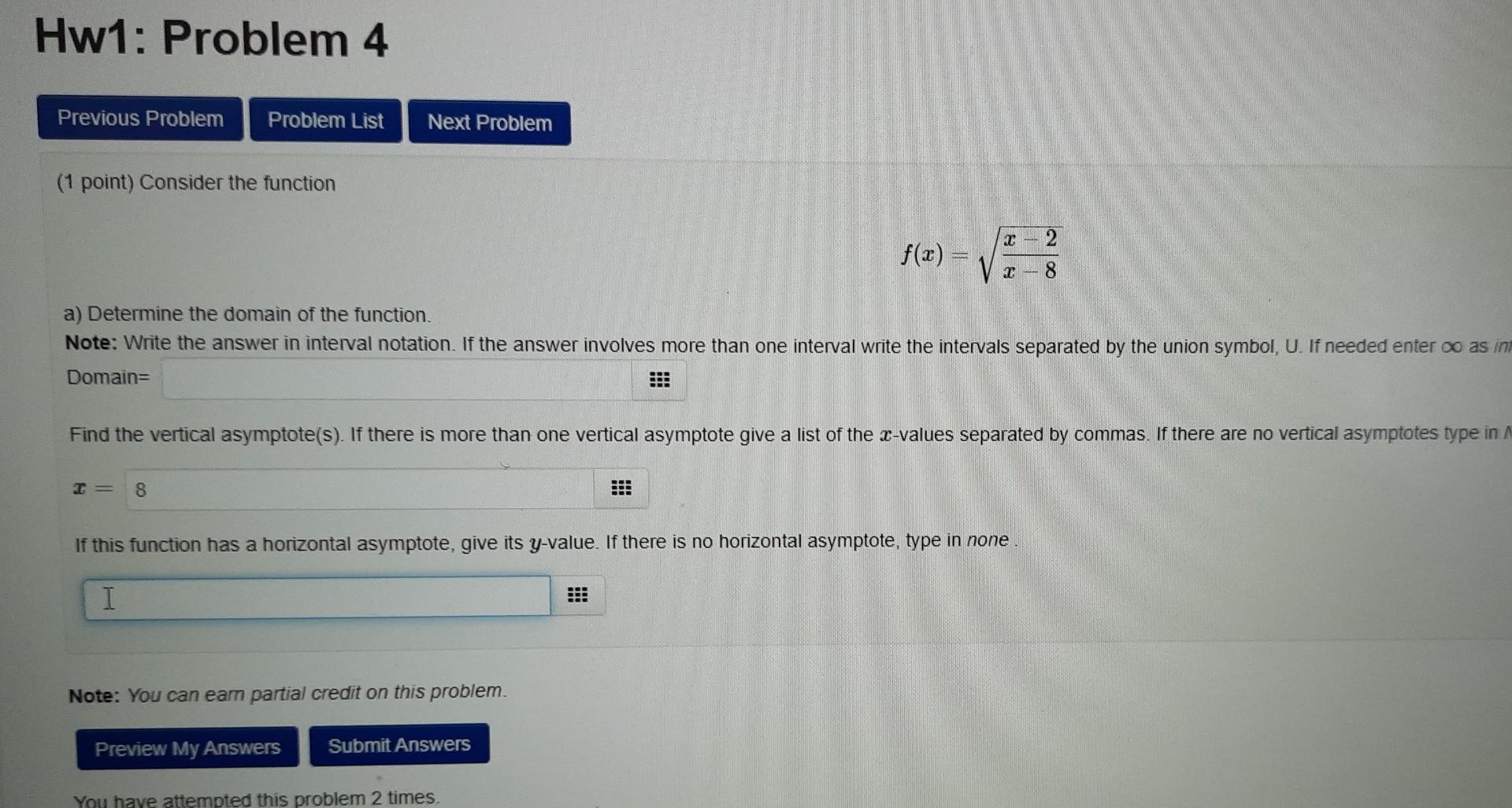 Solved Hw1: Problem 4 Previous Problem Problem List Next | Chegg.com