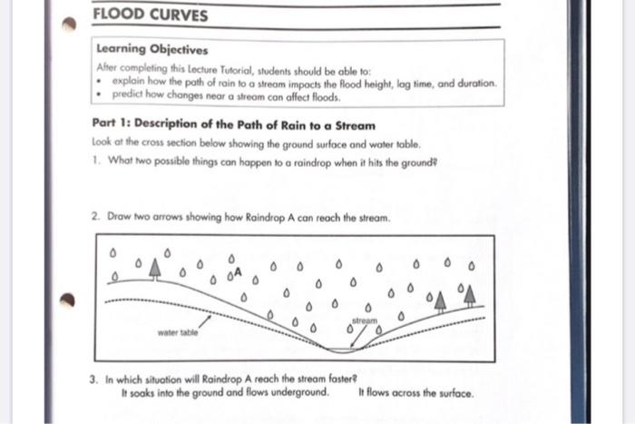 Solved FLOOD CURVES Learning Objectives After completing | Chegg.com