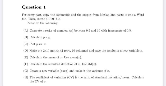 Solved For every part, copy the commands and the output from | Chegg.com