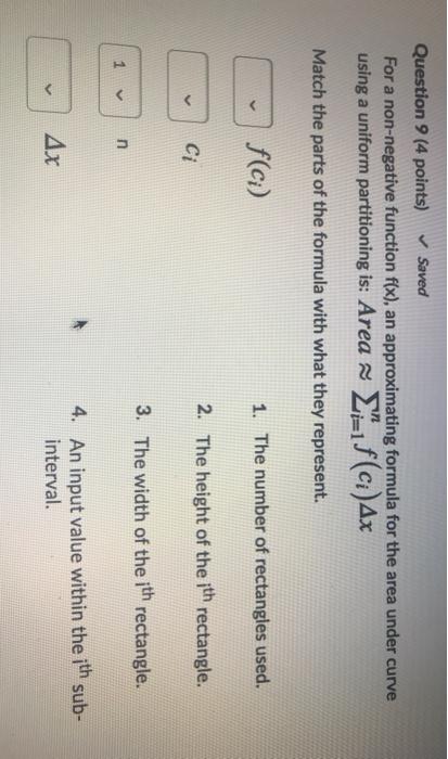 Solved Question 9 (4 points) Saved For a non-negative | Chegg.com
