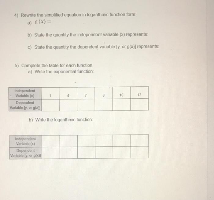 Solved For the problem situation, answer the following | Chegg.com
