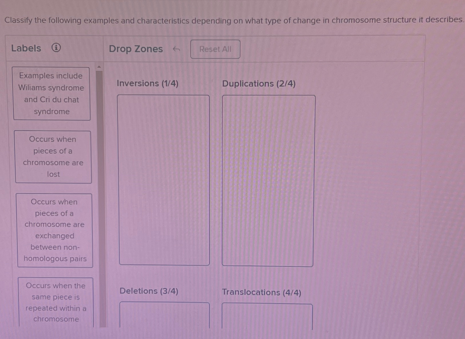 Solved Classify the following examples and characteristics | Chegg.com