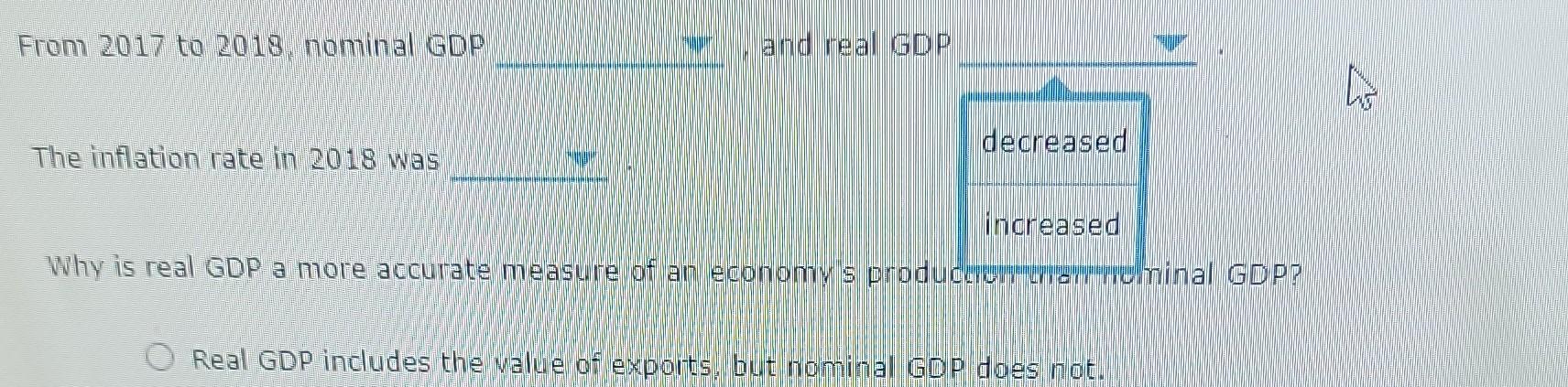 Solved 5. Real versus nominal GDP Consider a simple economy | Chegg.com