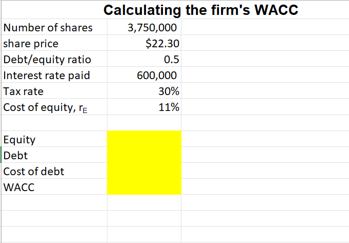 Solved Can Someone Please Solve This Using Excel Formulas 3880