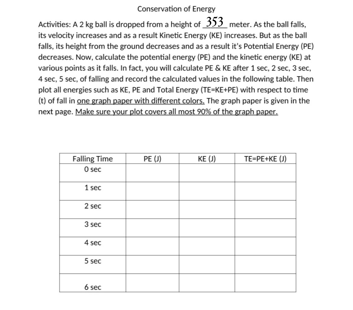 Solved Please read the instructions then complete the table | Chegg.com