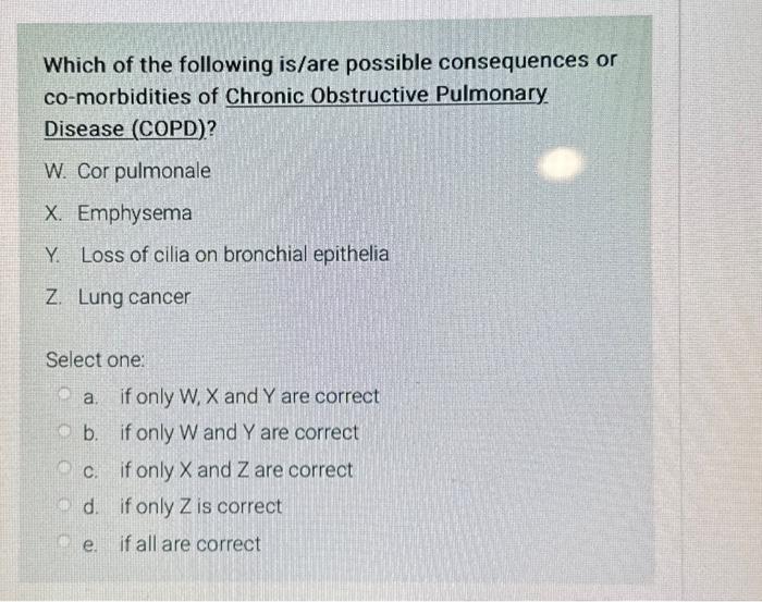 Solved Which of the following is/are possible consequences | Chegg.com