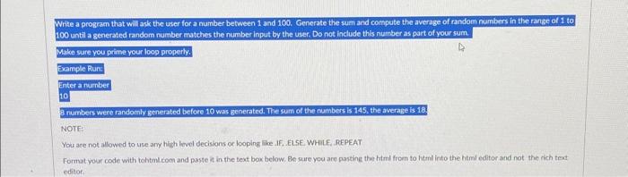 Solved 3 numbers were randomly generated before 10 was | Chegg.com