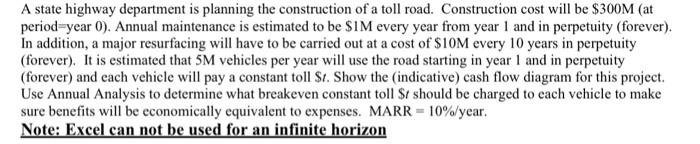 Solved A state highway department is planning the | Chegg.com