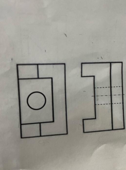 Solved draw the 3d view | Chegg.com