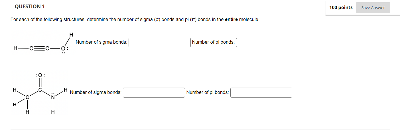 Solved QUESTION 1For each of the following structures, | Chegg.com