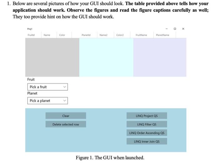 Solved Below are several pictures of how your GUI should | Chegg.com