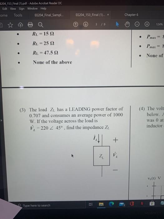 Solved 204_153_Final (1).pdf - Adobe Acrobat Reader DC Edit | Chegg.com