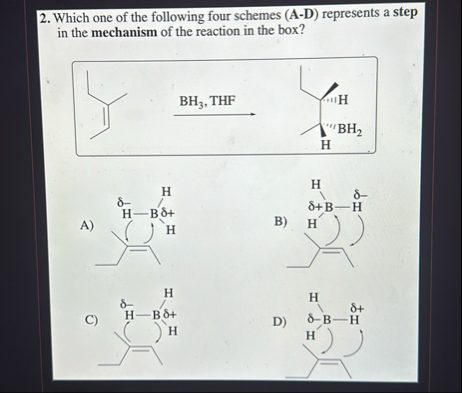 Solved Which one of the following four schemes (A-D) | Chegg.com
