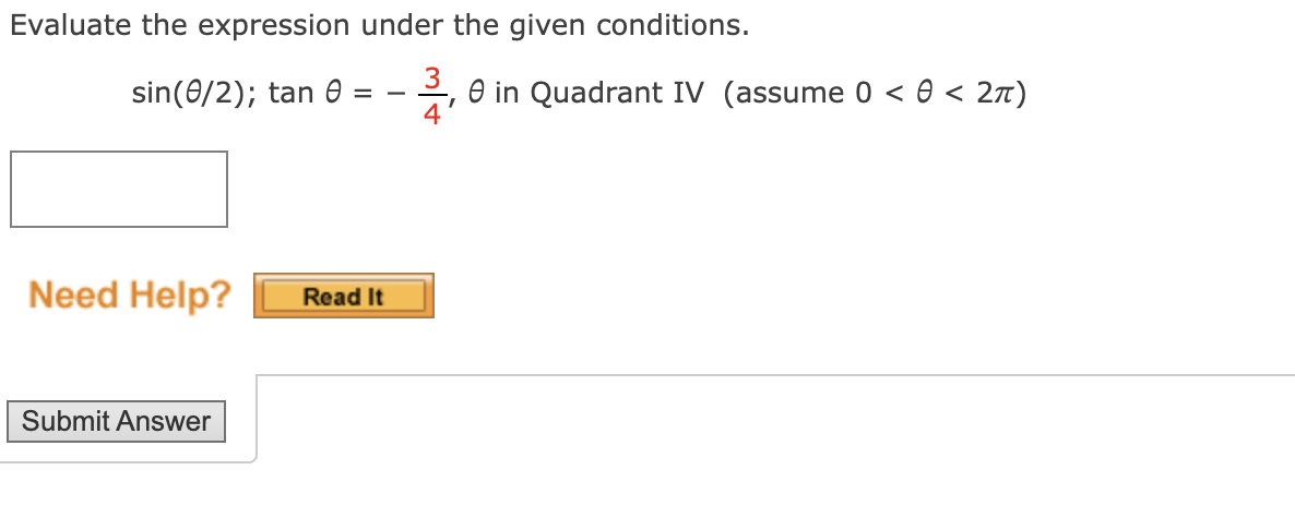 Solved Evaluate the expression under the given | Chegg.com