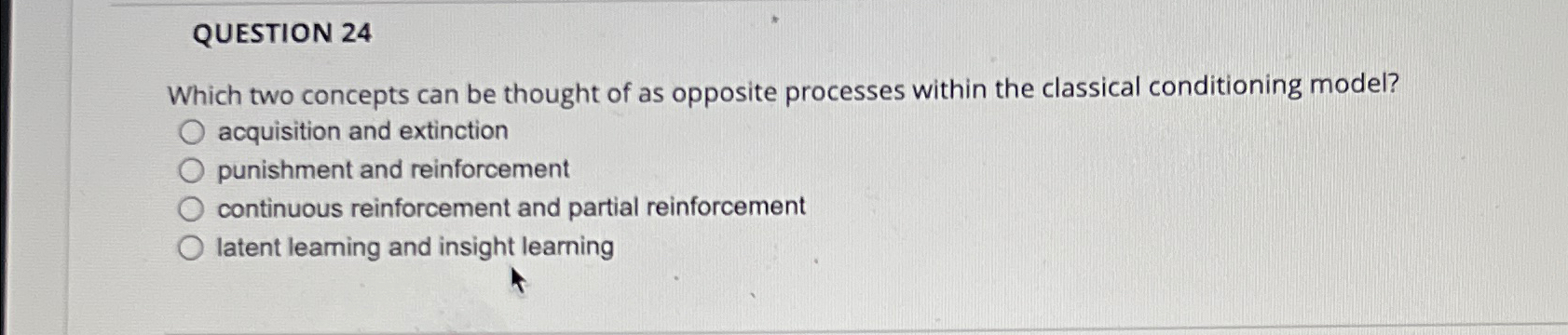 Solved QUESTION 24Which two concepts can be thought of as | Chegg.com